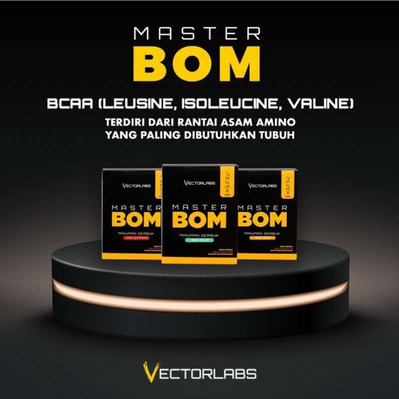 Promo Vectorlabs Master Bom 30 Sachet Masterbom Bcaa Minuman Protein Amino Diskon 33% Di Seller ...