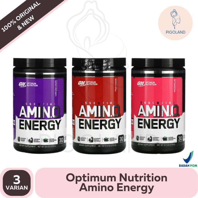 Promo Optimum Nutrition Amino Energy On Pre Workout 270 Gram Diskon 33% ...