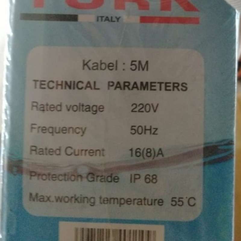 Promo Float Switch York Kabel 5 Meter Otomatis Pelampung Toren Air ...