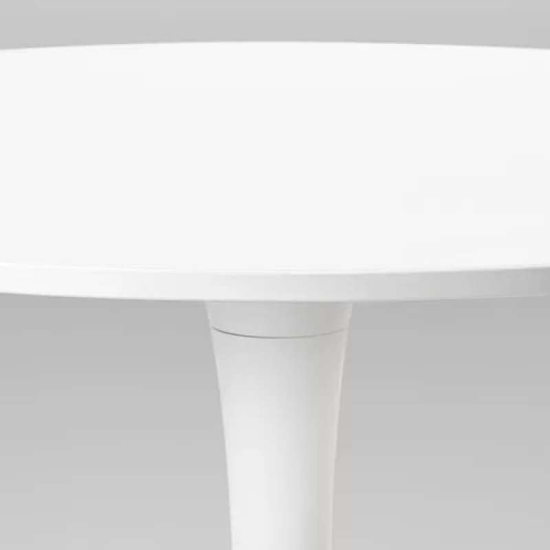 Jual Meja Bundar Bulat Besar Serbaguna Kokoh 103cm Original_putih Di ...