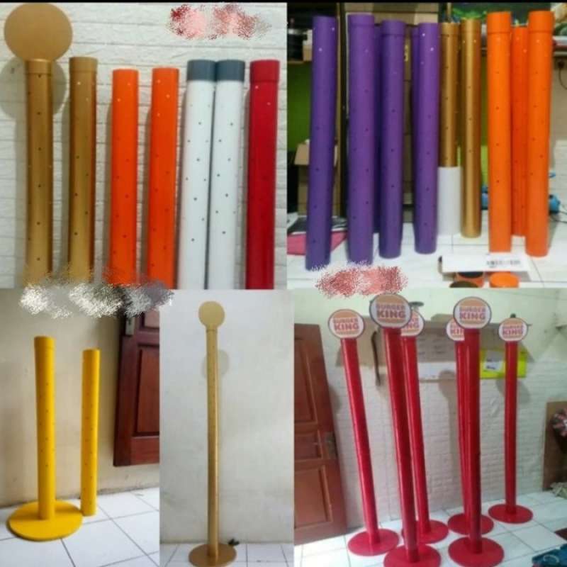 Jual Tiang Display Holder Balon Sablon - Costum Warna Di Seller Yama ...