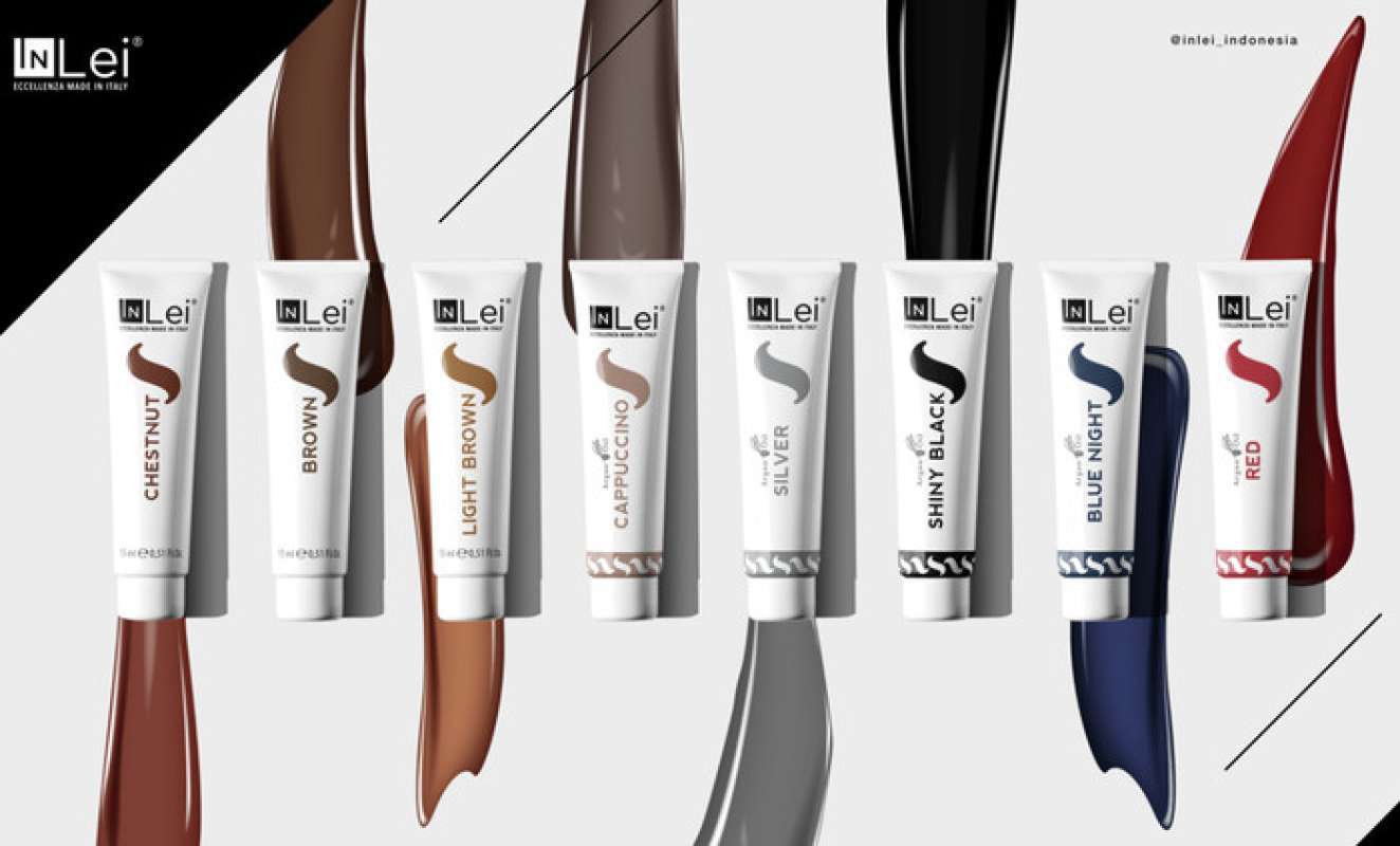 Jual Cat Pewarna Alis Dan Bulu Mata Inlei Tints Dengan 6 Varian Warna ...