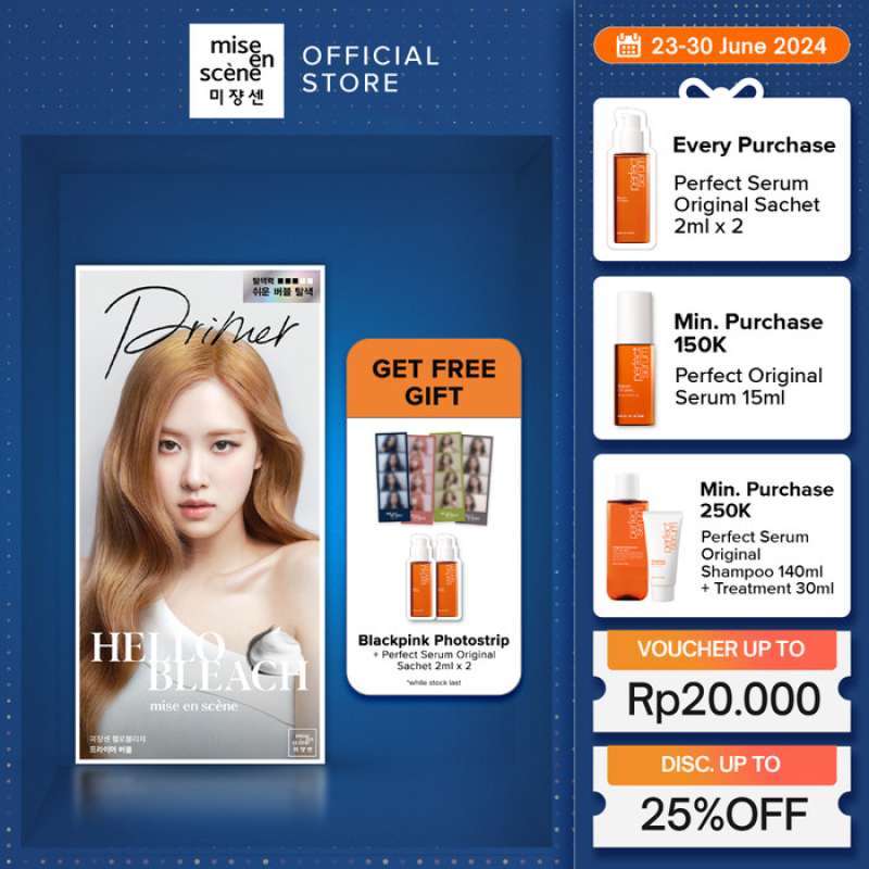 Jual Mise En Scene Hello Bleach Primer Bubble Di Seller Aghanim ...