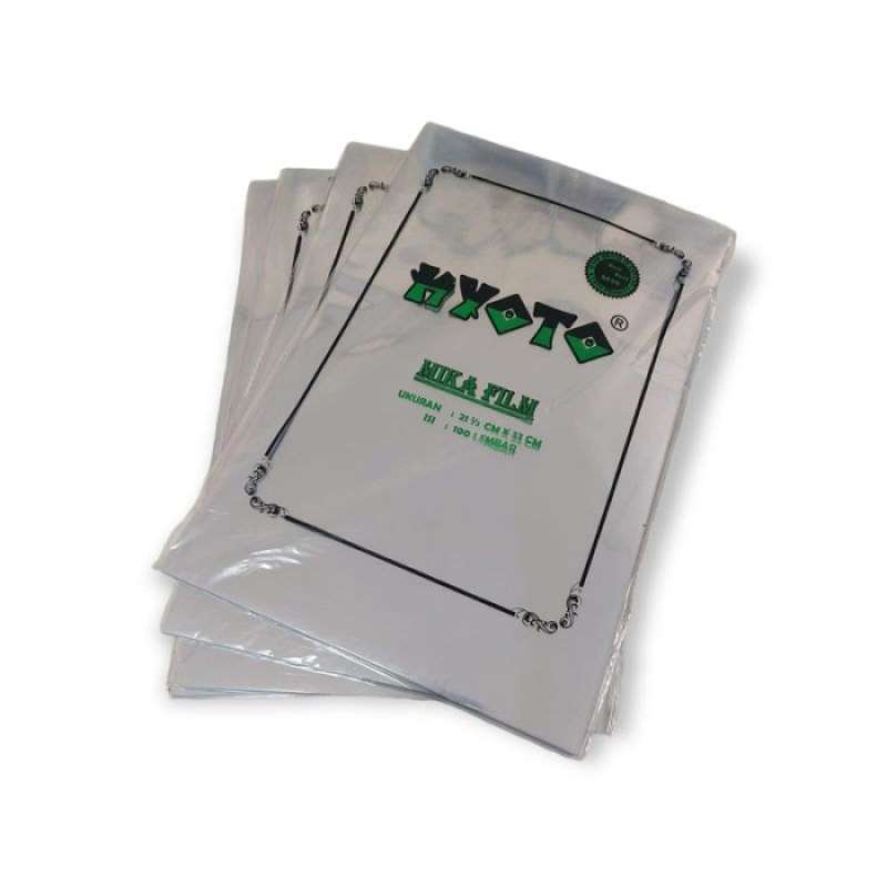 Jual Mika Jilid Plastik Cover Bening Transparant 1 Pak Isi 100 Lembar ...
