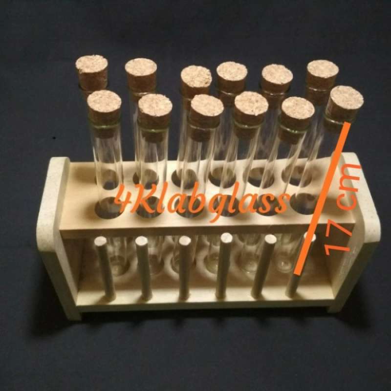 Jual Tabung Reaksi 17 Cm Set Rak 12 Pcs Di Seller Yama - Cengkareng ...