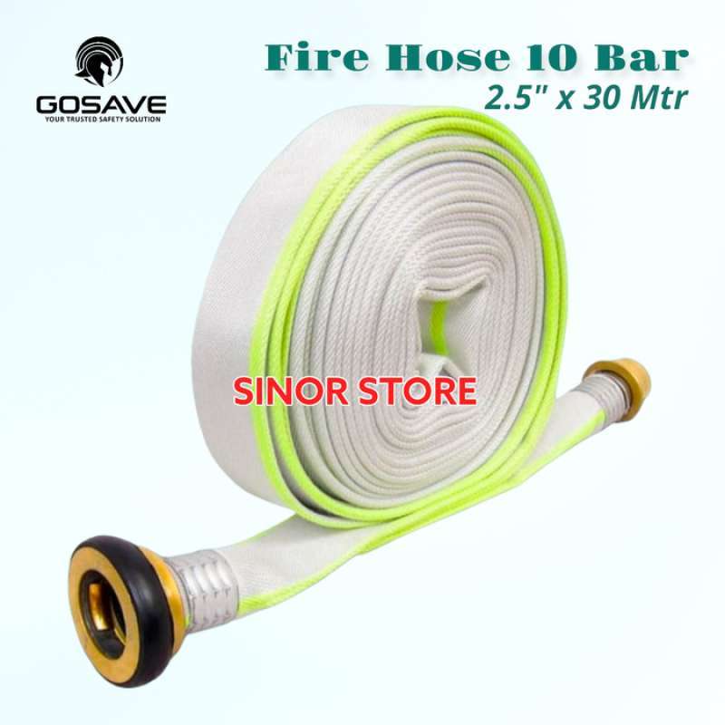 Jual Selang Hydrant Gosave Pemadam 10 Bar 2.5 X 30 Meter Coupling ...