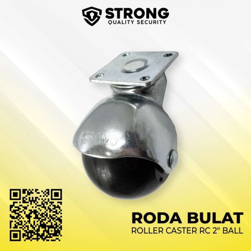 Jual Roda Caster Bulat | Roda Bulat 2 Inch Roda Etalase / Sofa Strong ...