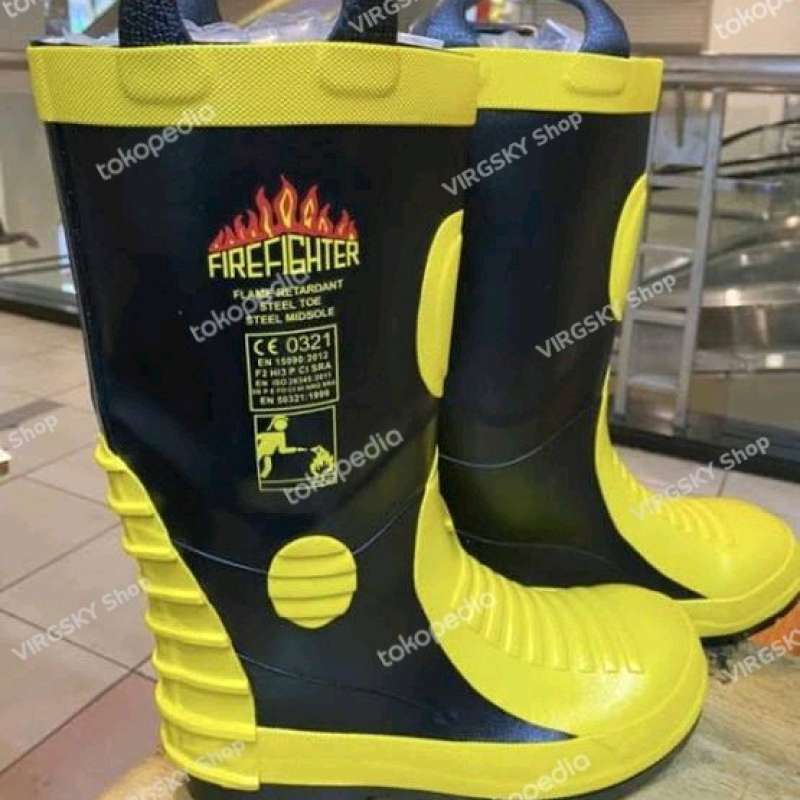 Jual Sepatu Pemadam Firefighter / Fire Ragger Model Harvik - Fire Boot ...
