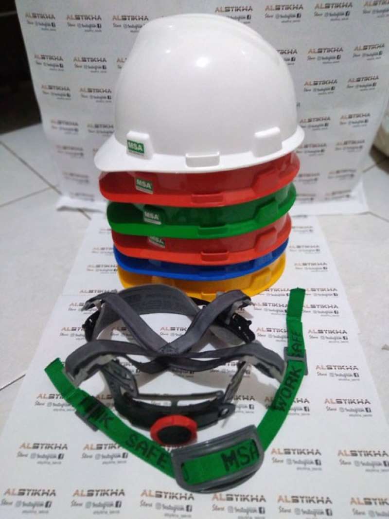 Jual Helm Safety Sni Msa Lokal Plus Fastrack Helm Proyek Pelindung ...