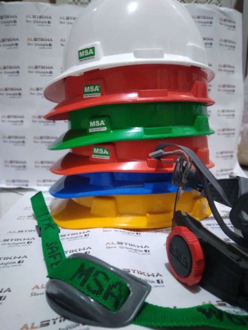 Jual Helm Safety Sni Msa Lokal Plus Fastrack Helm Proyek Pelindung ...