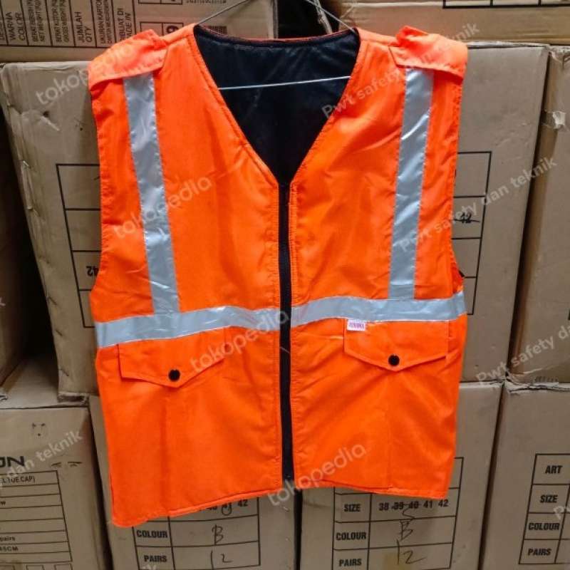 Jual Rompi Safety Busa Biru / Rompi Proyek Biru / Rompi Safety Busa ...