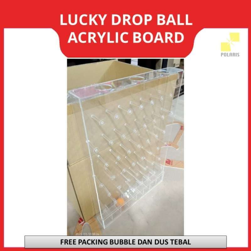 Jual Acrylic Lucky Draw Box Lucky Drop Ball - Permainan Bola Luncur ...