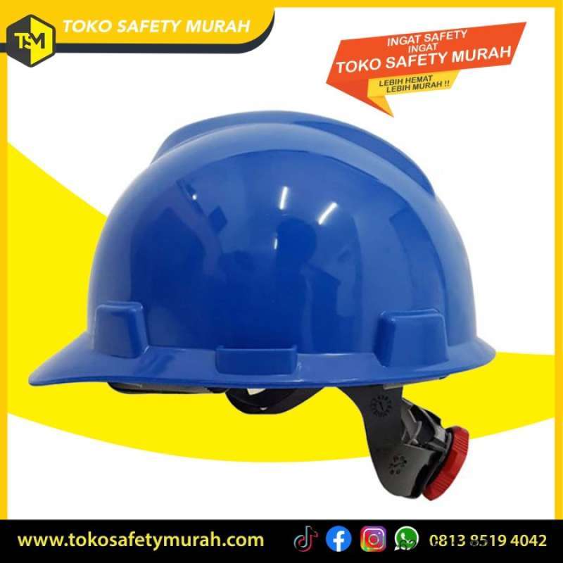Jual Safety Helmet Sni Msa Lokal Helm Proyek + Sarang Puter Fastrack Di ...