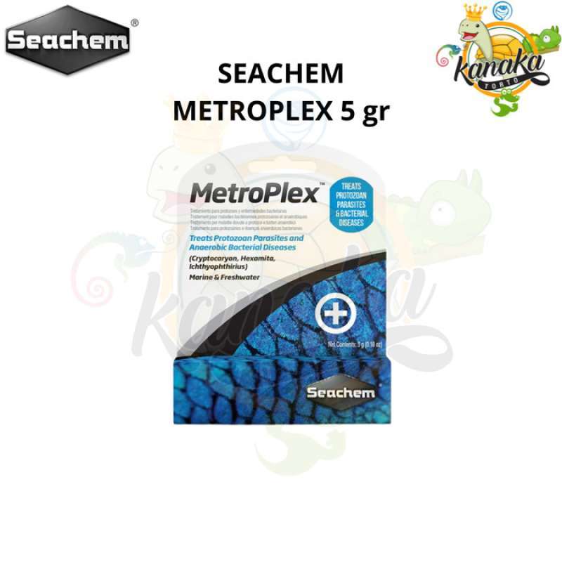 Promo Seachem Metroplex 5gr Obat Ikan Whitespot - Hith - Velvet - White ...