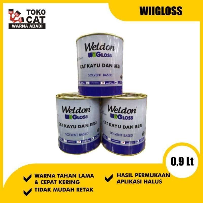 Jual Cat Kayu Besi Weldon Wiigloss 0.9 Liter Seri Warna 1 - Cyclamen Di ...