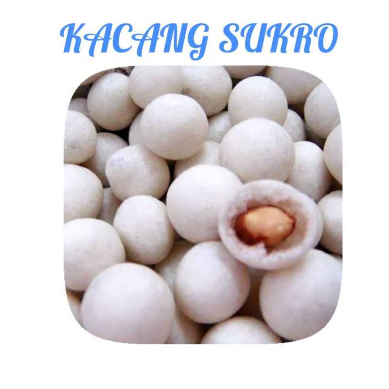 Promo Kacang Sukro 500 Gr / Pilus Putih / Toping Baso Aci Cuanki ...