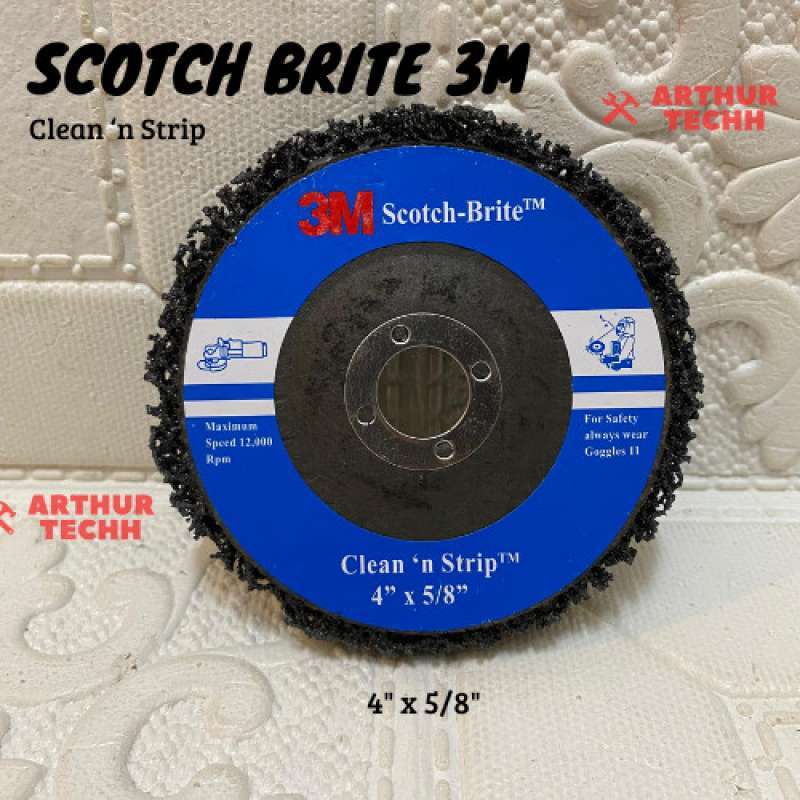 Jual Scotch Brite Clean And Strip Disc 4 X 5/8 Amplas 3m Di Seller ...