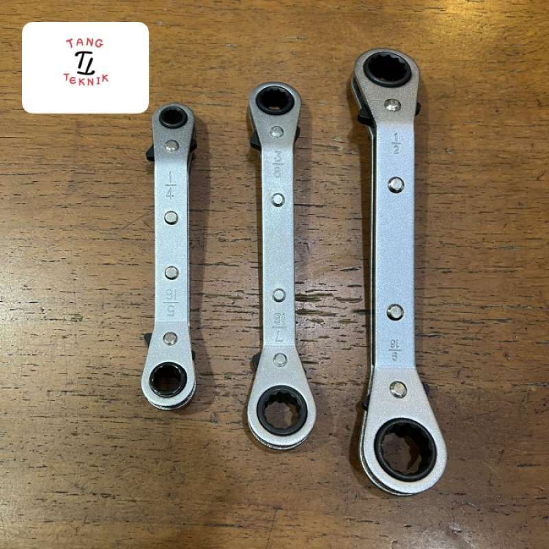 Jual Kunci Ring Rachet Inchi Made In Taiwan - 3/8 X 7/16 Di Seller ...