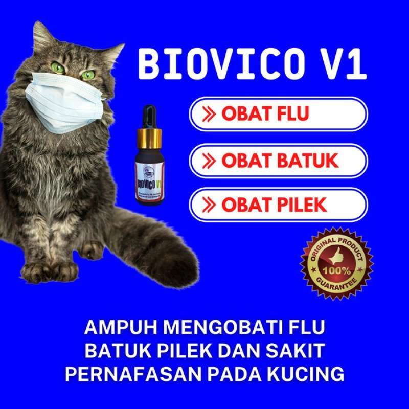 Promo Biovico V1 - Obat Batuk Pilek Flu Kucing Antibiotik - Vgatos ...