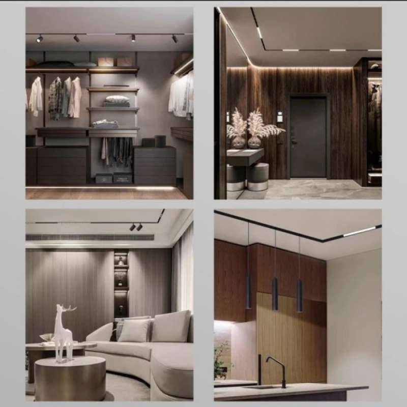 Jual Led Magnetic Track Rell Tracklight Magnetic Outbow Dan Inbow Di ...