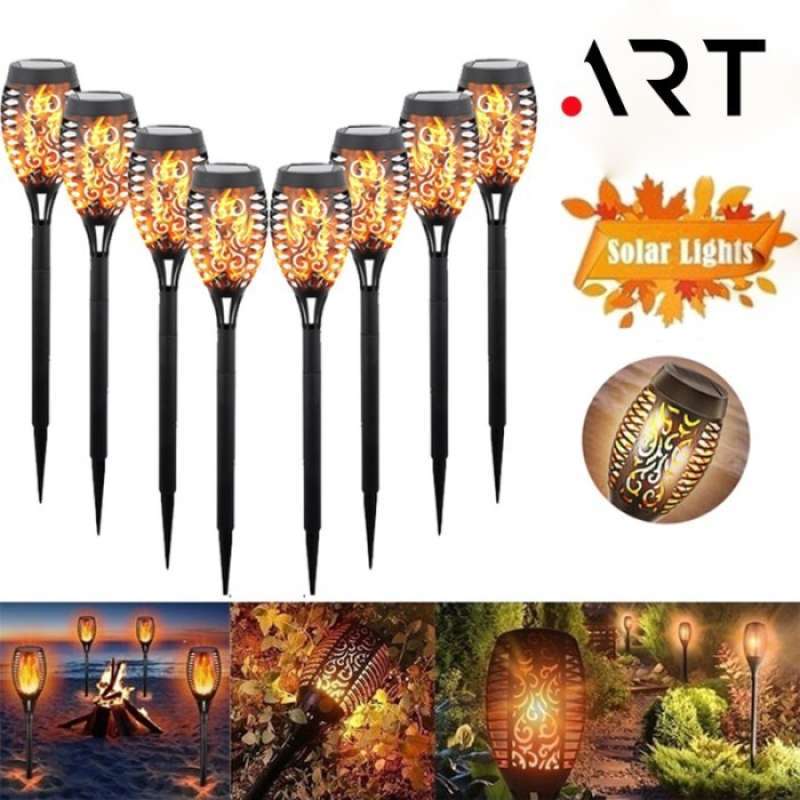 Jual Lampu Obor Api Solar Led Lampu Taman Model Obor Tenaga Surya Led Di Seller Aghanim