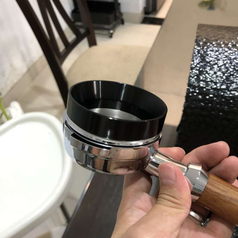 Promo Dosing Ring 58mm Funnel Portafilter Ring Barista Coffee Extender ...