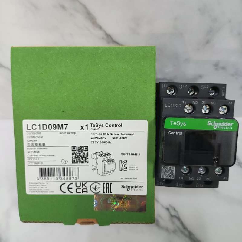 Jual New Tipe Kontaktor Contactor Lc1d09m7 3p 9a 220v Schneider Di Seller Aghanim - Cengkareng ...