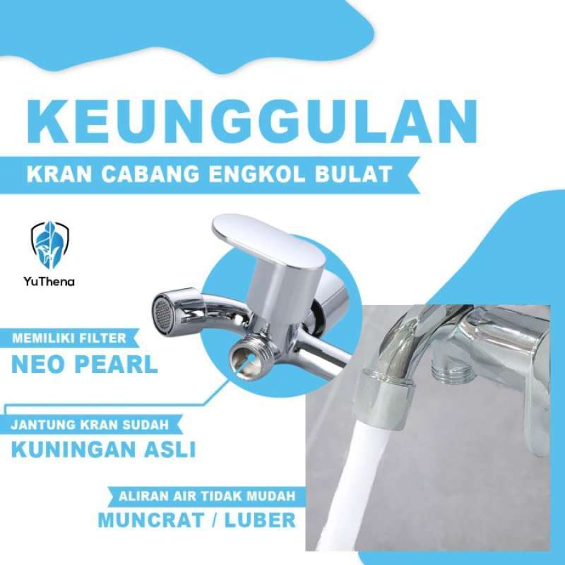Jual Kran Cabang Engkol Minimalis Murah - Keran Air Double Dua Shower Mandi Di Seller Yama ...