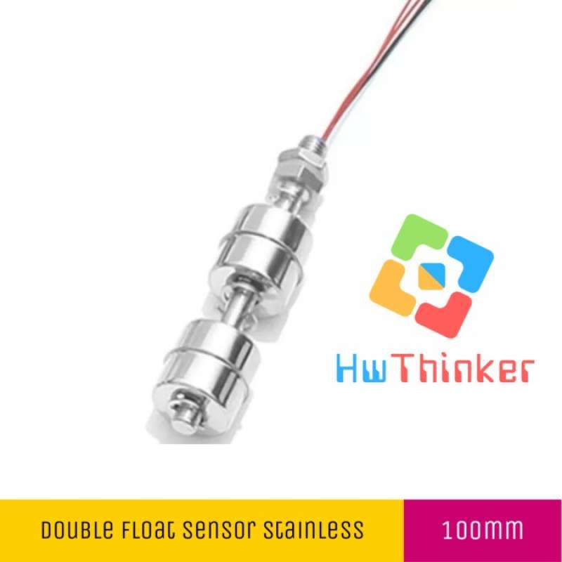 Jual Double Float Switch 100mm Dual Ball Stainless Water Level Air ...