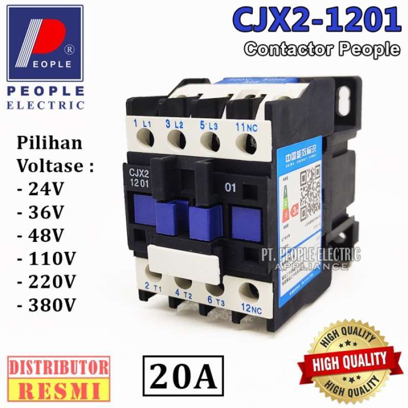 Jual Contactor Kontaktor Cjx2-1201 People Di Seller Yama - Cengkareng ...