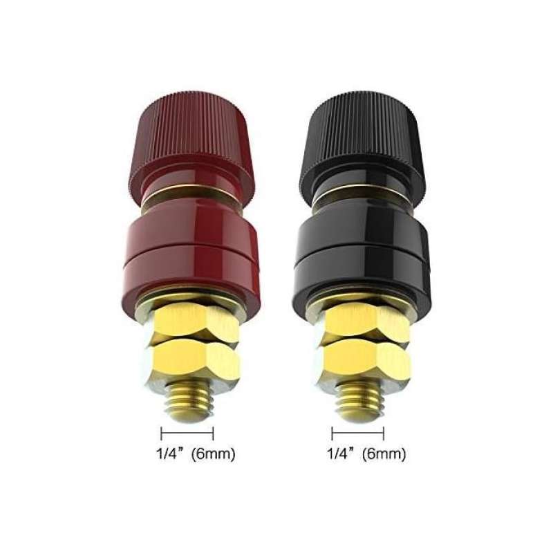 Jual 6mm 14 Stud Remote Battery Power Junction Post Connector Terminal ...
