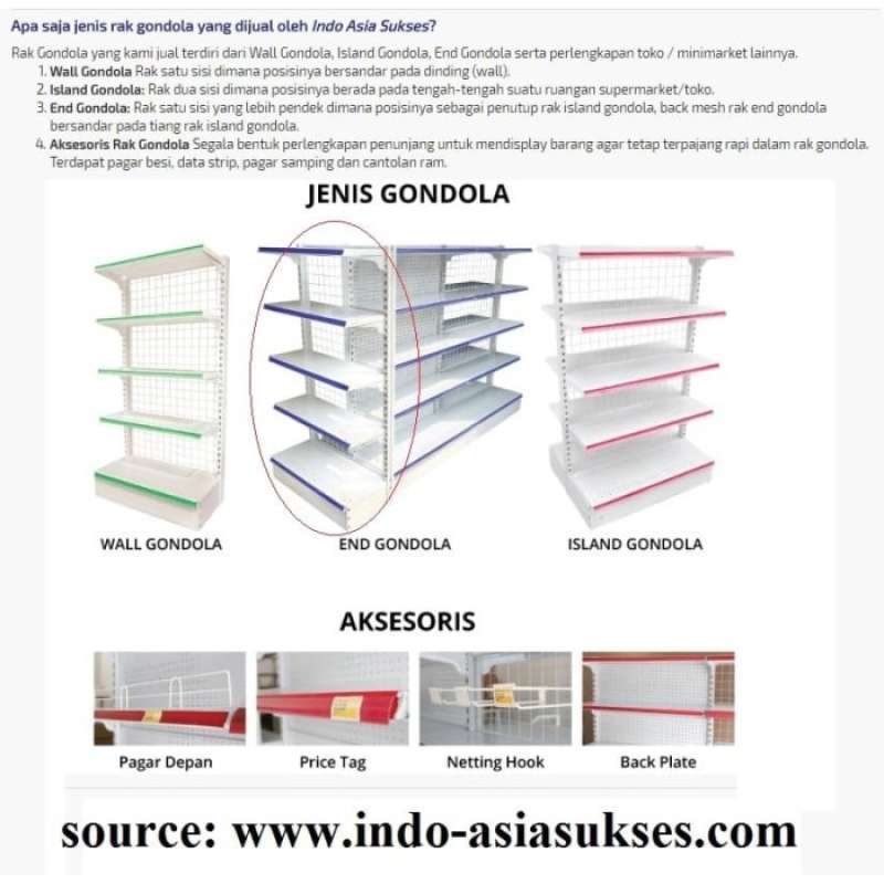 Promo Rak Gondola / Rak Minimarket Island 2 Unit End 1 Unit Start T ...