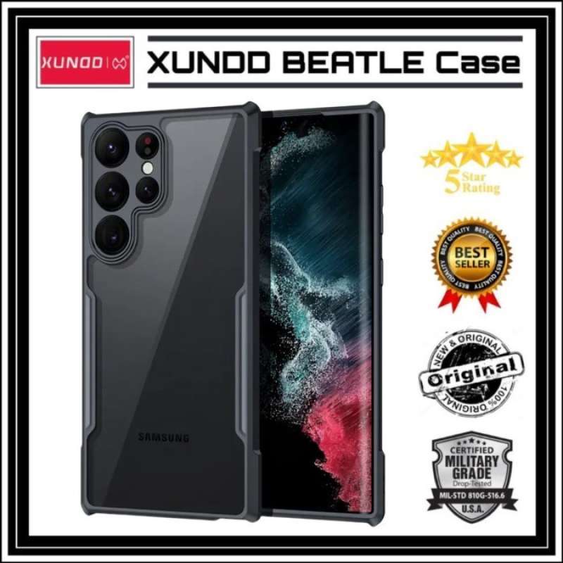 Promo Samsung Galaxy S24 Ultra 5g Xundd Beatle O.r.ig.in.al Hard Case Transparan - Hitam., Sam ...
