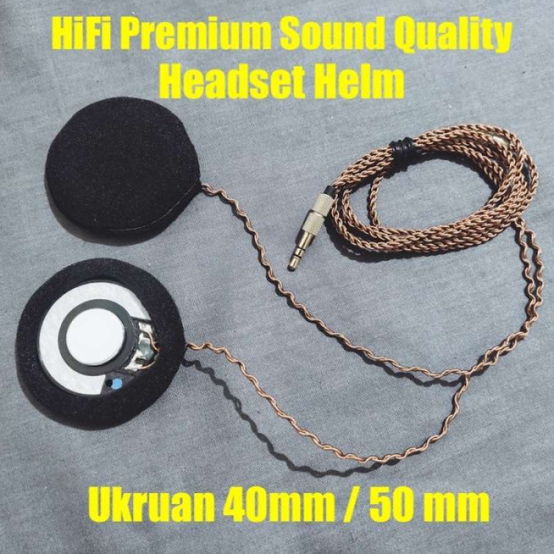 Jual Custom Headset Helm Speaker For Helmet 40mm 50mm Hifi Premium Sound - 50mm New Nomic Di ...