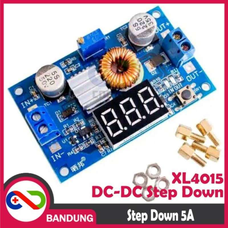 Jual Module Step-down Xl4015 Adjustable Dc To Dc 5a Voltmeter Display Di Seller Aghanim ...