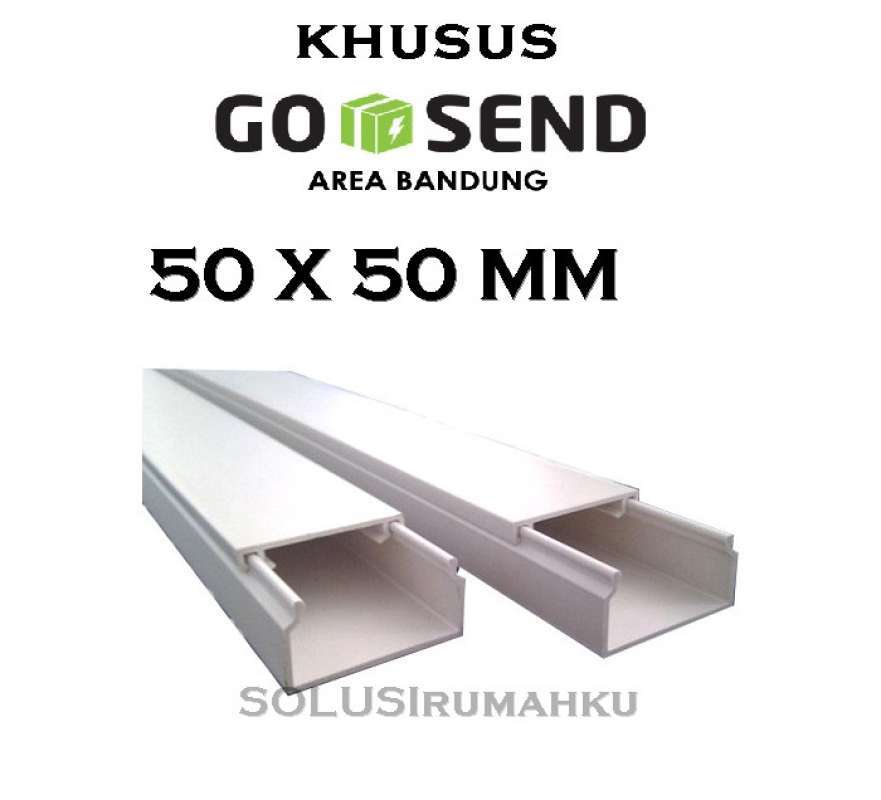 Jual Kabel Dak Niso 50 X 50 Mm / Ducting Cable Pvc Pelindung Protektor ...