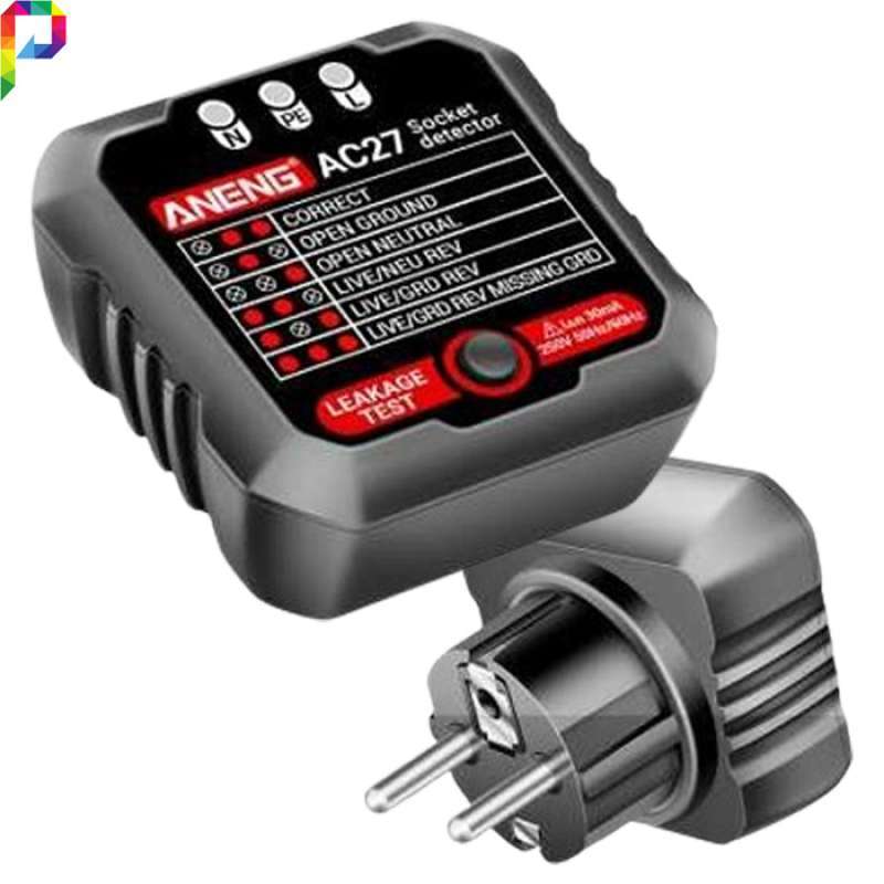 Jual Detektor Voltage Stop Kontak Tester Alat Uji Tegangan Grounding Di ...