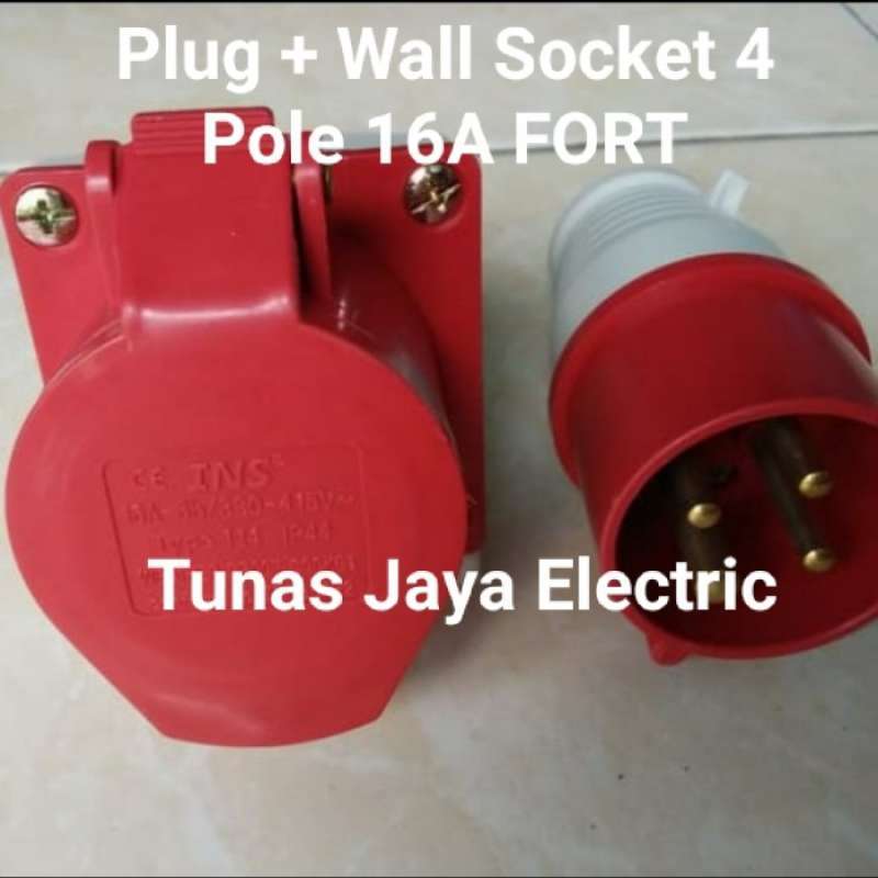 Jual Plug Industri + Socket Surface 4pole 16a Fort Di Seller Shin Store - Cengkareng Timur, Kota ...