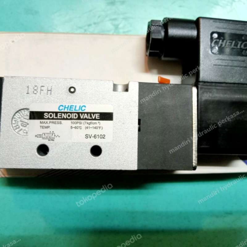 Jual Single Solenoid Valve 5/2 Port 1/4 Chelic Sv-6102 - 220vac Di Seller Aghanim - Cengkareng ...