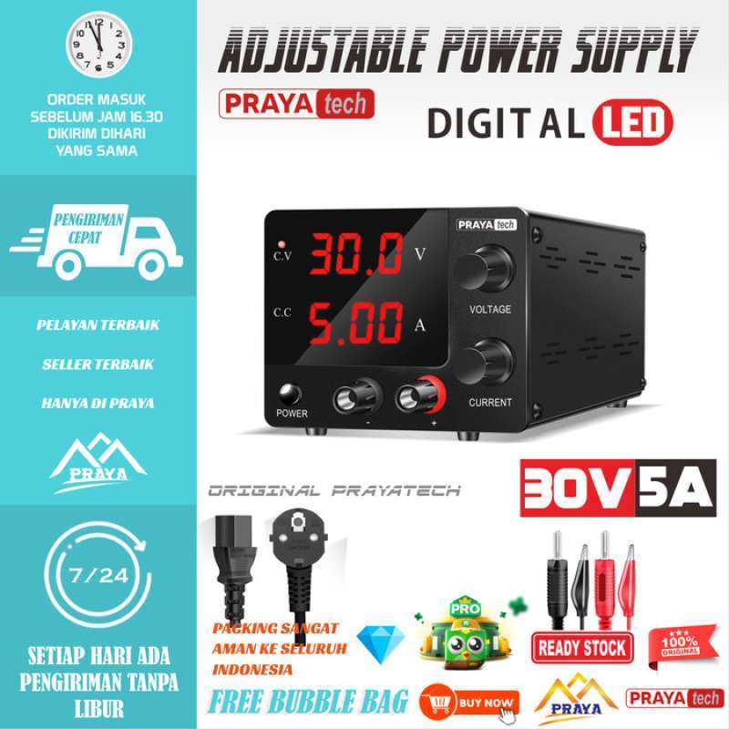 Jual Dc Power Supply Adjustable 30v 5a Layar Digital Modern Minimalis ...