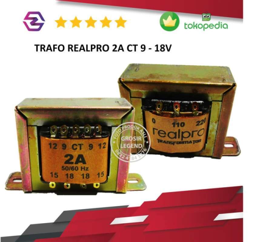 Jual Trafo Travo 2a Ampere 18v Ct Realpro Murni Tembaga Di Seller Shin Store - Cengkareng Timur ...