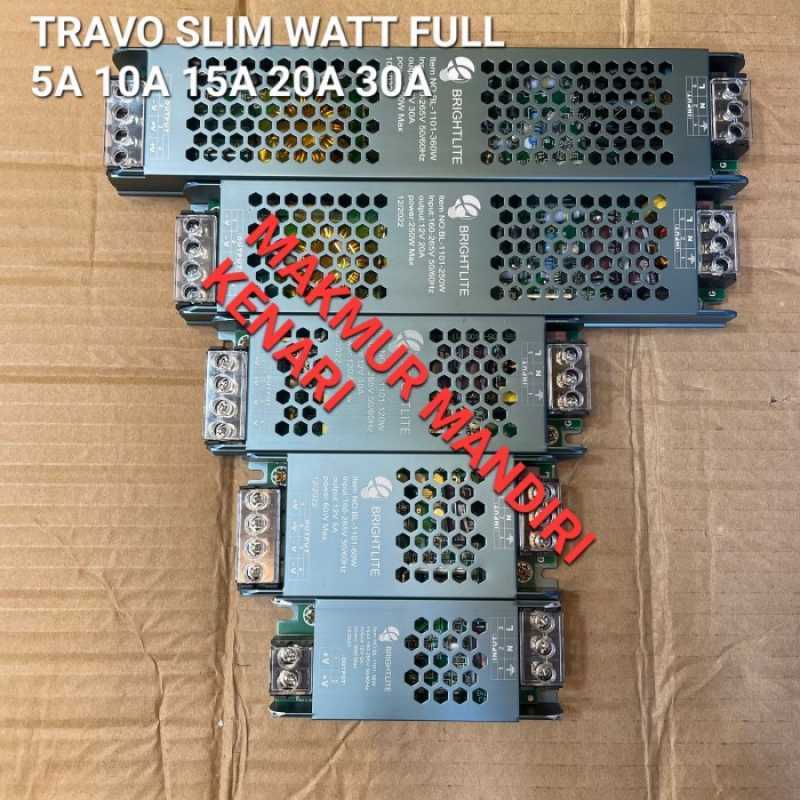 Jual Travo Adaptor Power Supply Slim 12v 5a 10a 15a 20a 30a Full Watt Murni - 30a Di Seller Shin ...