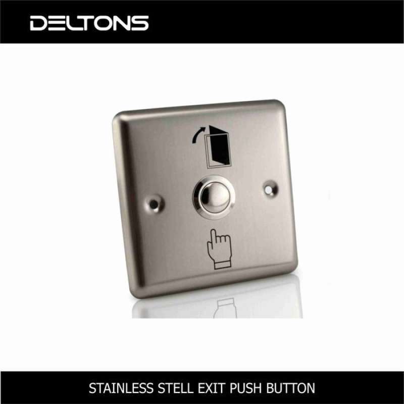 Jual Exit Push Button Stainless Steel Ukuran Besar Access Control Di ...
