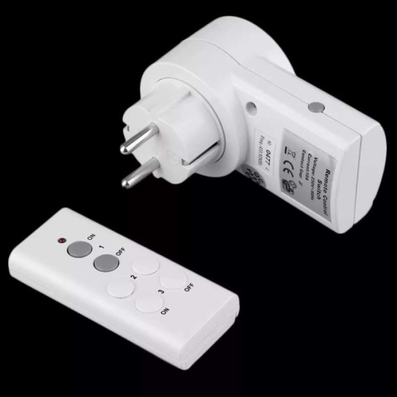 Jual Wireless Remote Control On/off Outlet Switch Socket Colokan ...