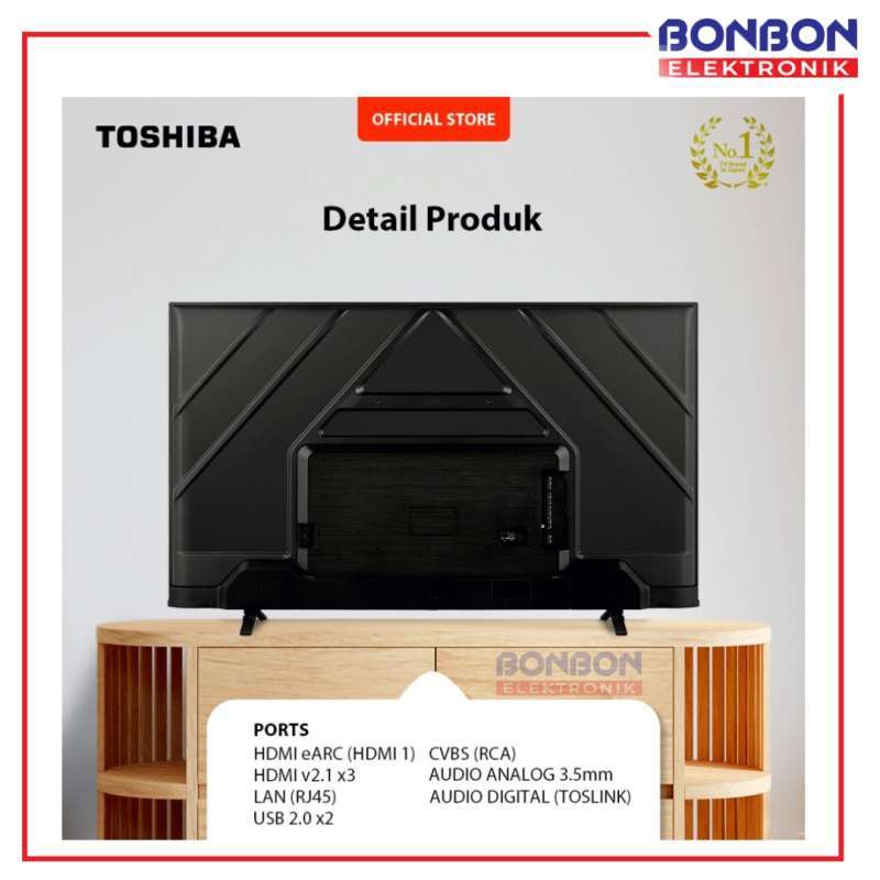 Jual Toshiba Led Tv 75 Inch 75c350np 4k Uhd Google Smart Tv (free ...
