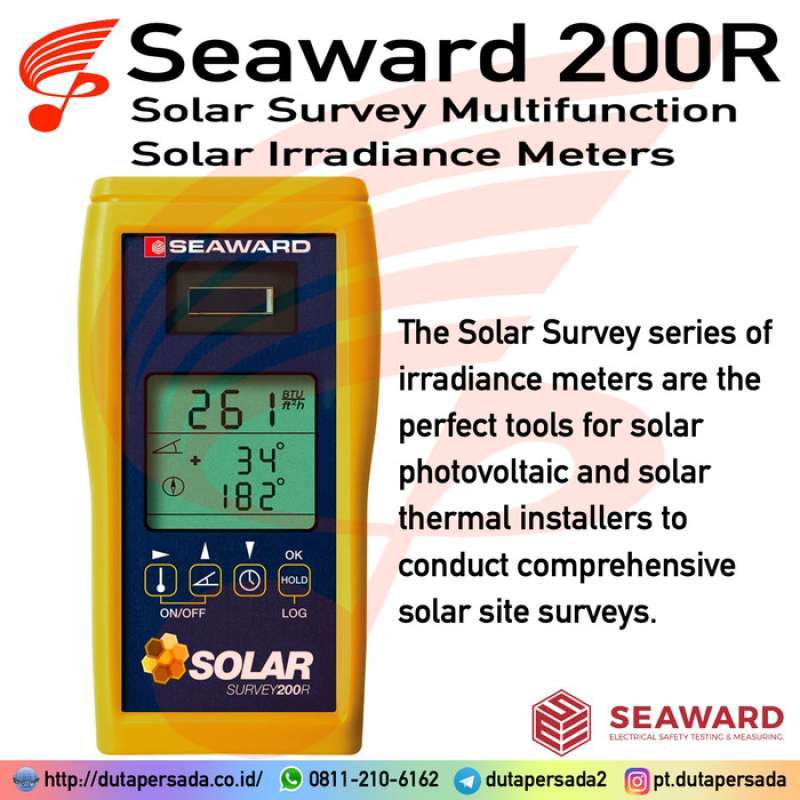 Jual Seaward 200r Solar Survey Multifunction Solar Irradiance Meters Di ...