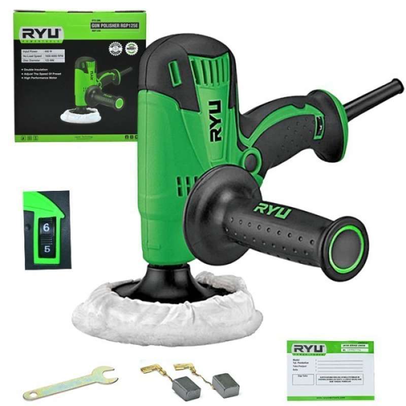 Jual Tekiro Ryu Polisher Mesin Poles Mobil Dan Pad Dan Wool 5 Inch Rgp125e Di Seller Shin Store ...