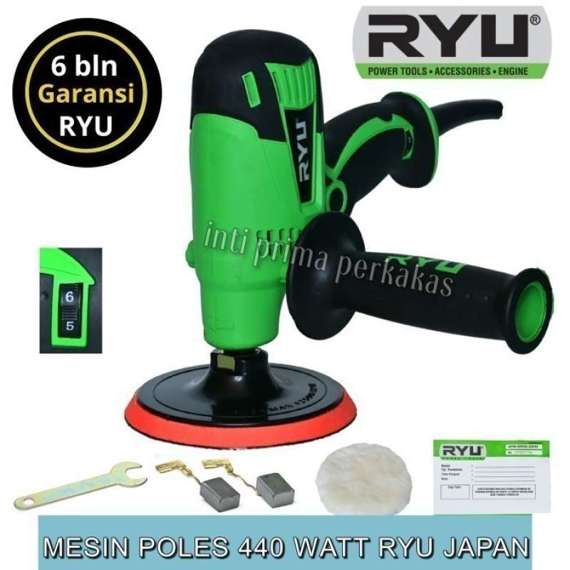 Jual Tekiro Ryu Polisher Mesin Poles Mobil Dan Pad Dan Wool 5 Inch Rgp125e Di Seller Shin Store ...