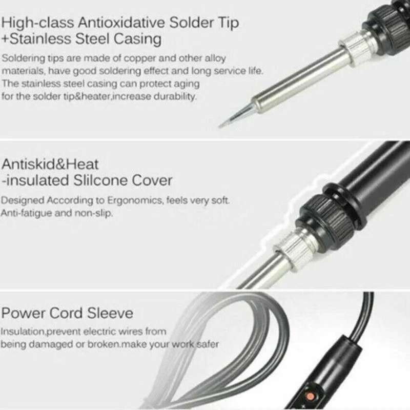 Jual Diye Solder Listrik Digital Lcd Adjustable Temperature Soldering ...