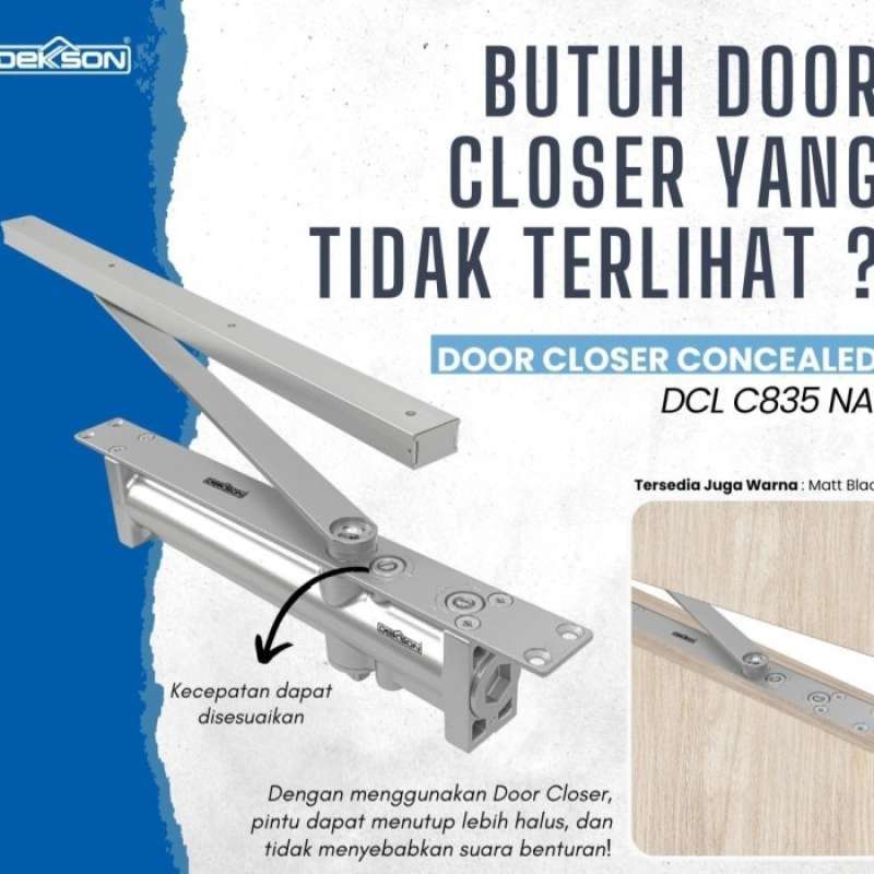 Promo Door Closer Concealed Dekkson C835 Penutup Otomatis Tanam Pintu C ...
